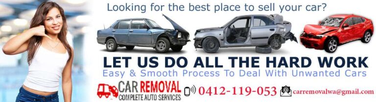 Perth Top Cash For Scrap Cars Removal! Free Vehicle Disposal!